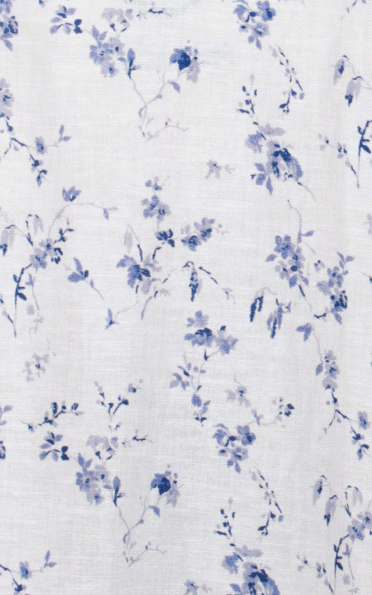Pretty in Summer Quinley Floral Blue Print Off The Shoulder Puffy Slee ...